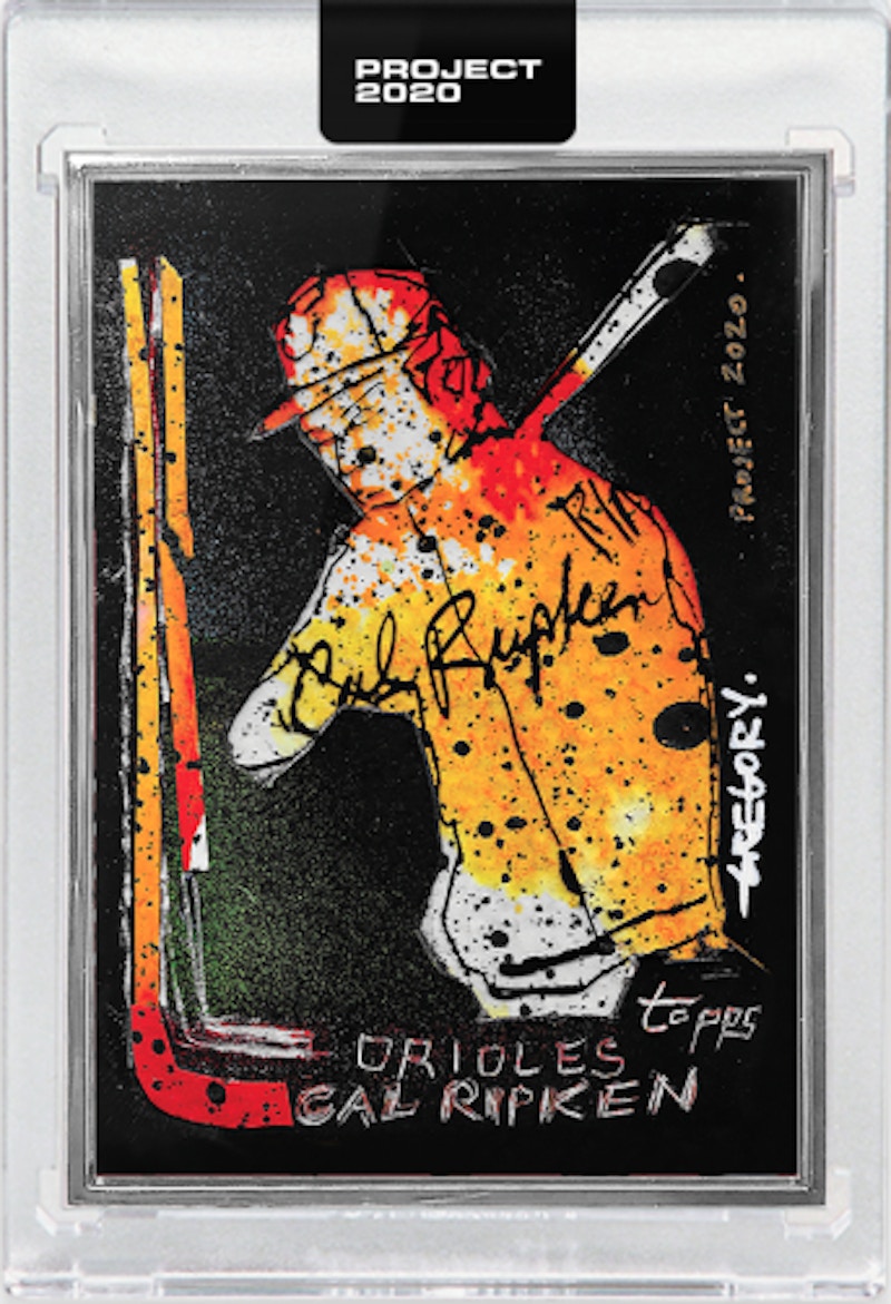 Cal Ripken Jr. 1982 Topps Project 2020 Gregory Sift Artist Proof /20 ...