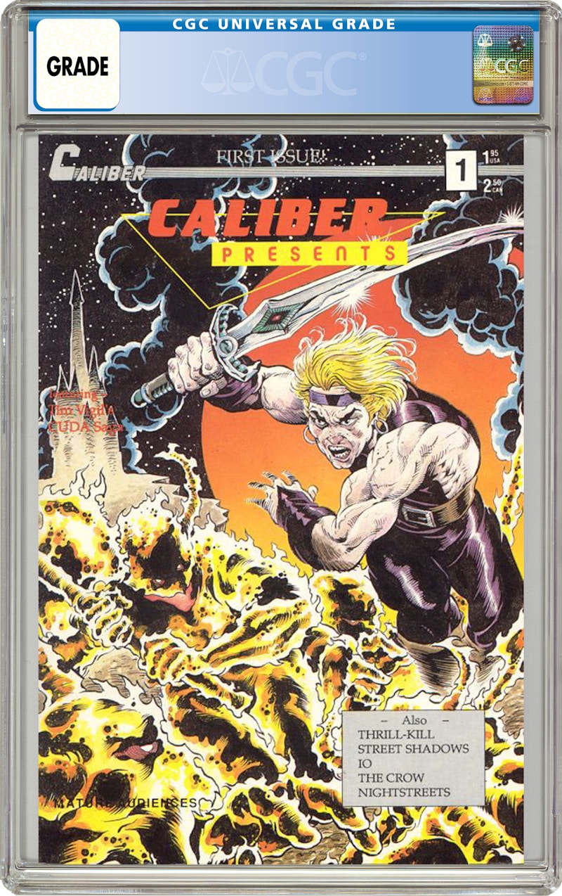 Caliber Caliber Presents #1 (1st App. the Crow) Comic Book CGC Graded - US