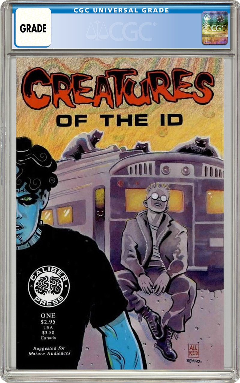 Caliber Creatures of the ID (1990) #1 Comic Book CGC Graded - US