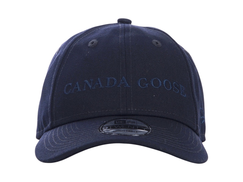 Canada Goose Woodmark Embroidered-Logo Baseball Cap Navy Men's - US