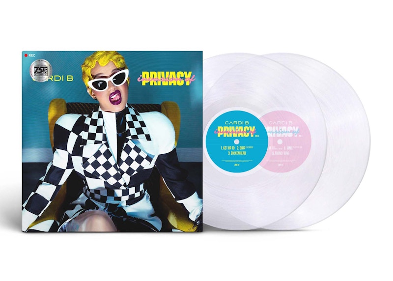 Cardi B Invasion of Privacy Atlantic Records 75th Anniversary Exclusive ...