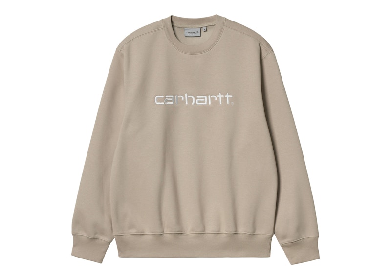 Carhartt WIP Carhartt Logo Sweatshirt Wall/Wax Men's - FW22 - US