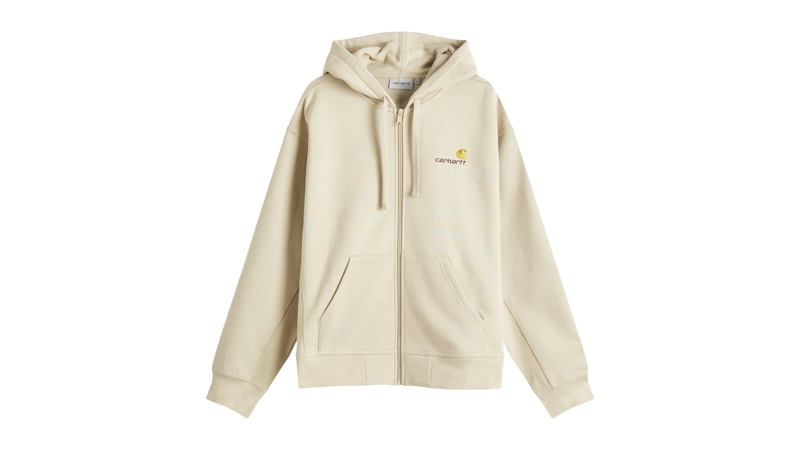 Carhartt WIP Hooded American Script Jacket Fleur De Sel Men's - FW24 - US