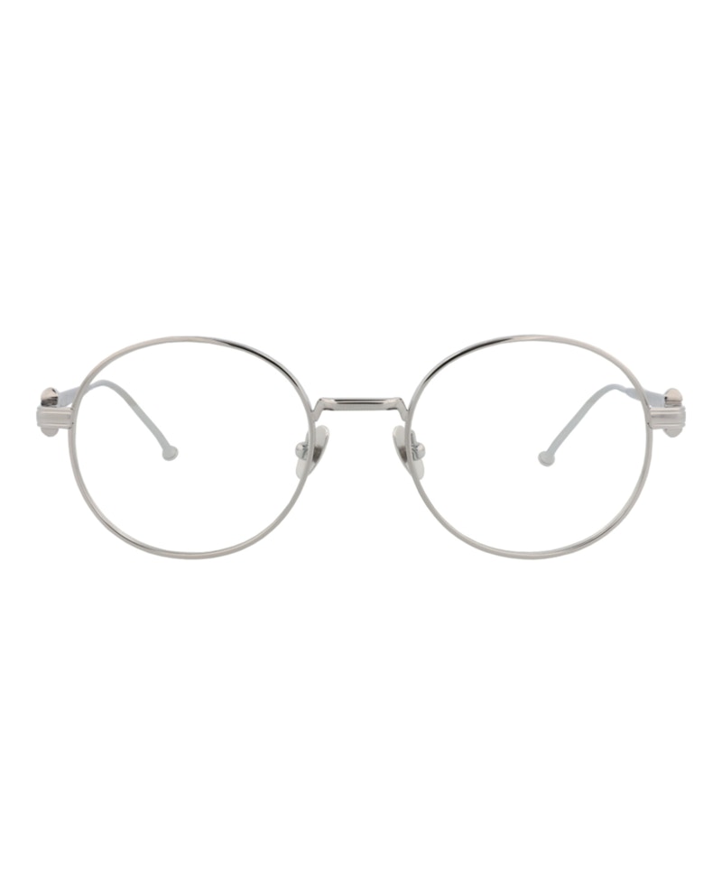 Cartier Round-Frame Titanium Optical Frames Ruthenium Ruthenium ...