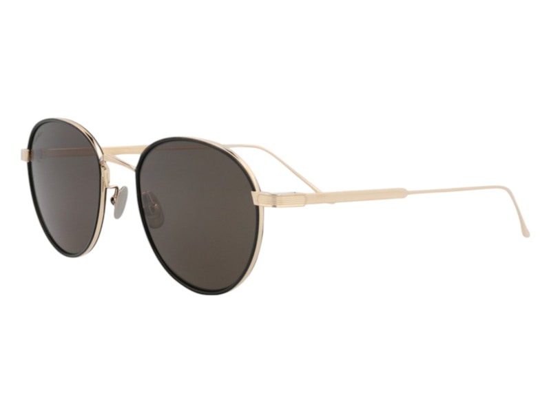 Cartier Round Sunglasses Gold Gold Grey (CT0250S-30009011-005) in ...