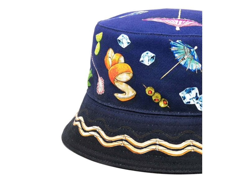Casablanca Club Sunset Bucket Hat Blue/Multi Men's - SS22 - US