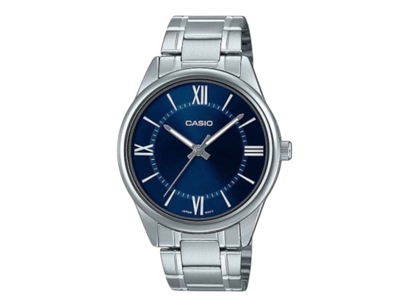 Casio Analog MTP-V005D-2B5 40 mm in Stainless Steel - US
