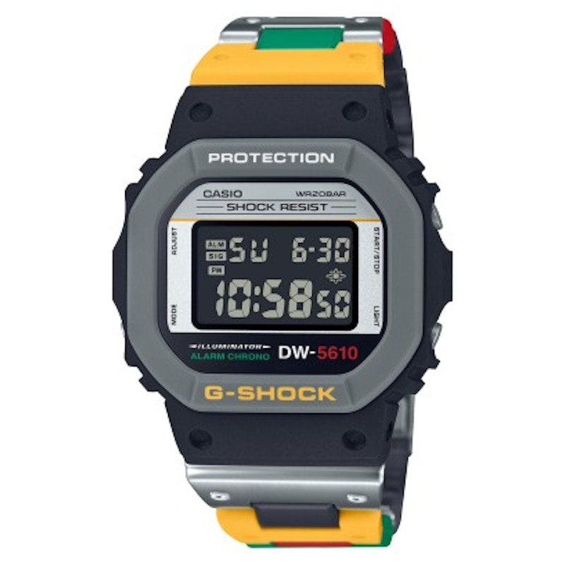 Casio Digital G-Shock DW-5610MT-1 49mm in Resin - US