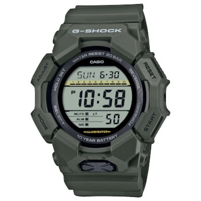 Casio Digital G-Shock GD-010-3 55mm in Carbon/Resin - US