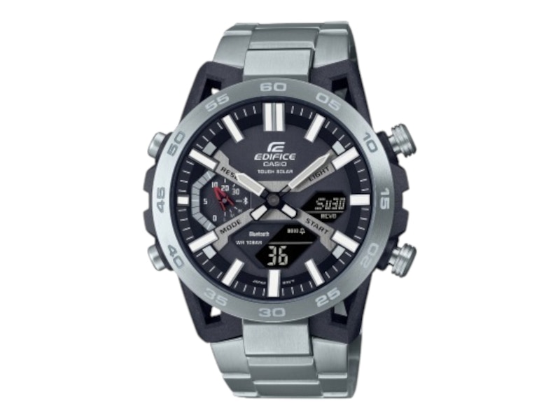 Casio Edifice ECB-2000D-1A 48mm in Stainless Steel - US