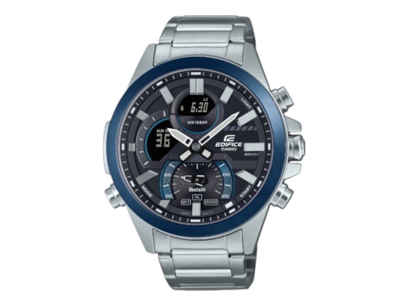 Casio Edifice ECB-30DB-1A 49mm in Stainless Steel - US