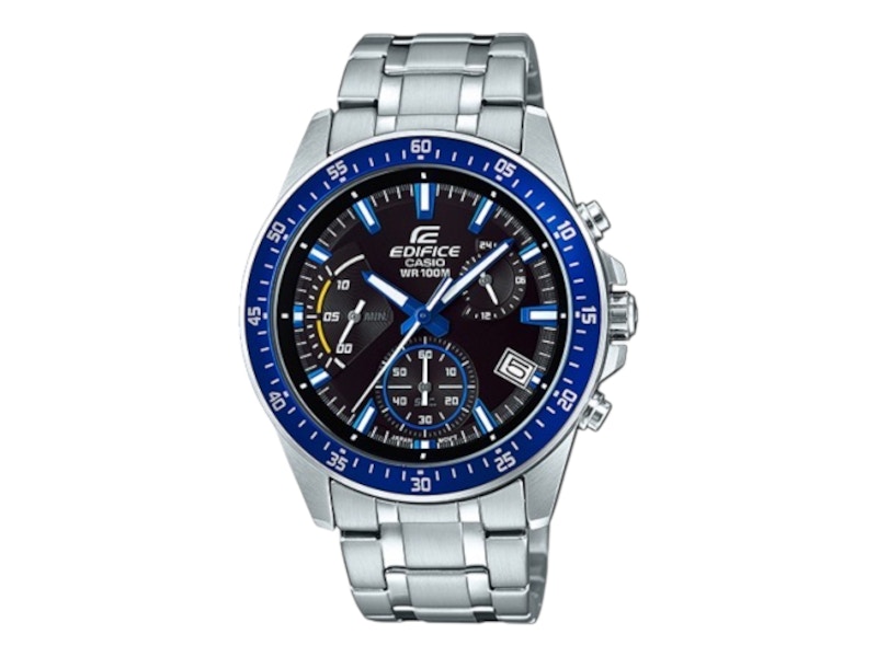 Casio Edifice EFV-540D-1A2 44mm in Stainless Steel - US