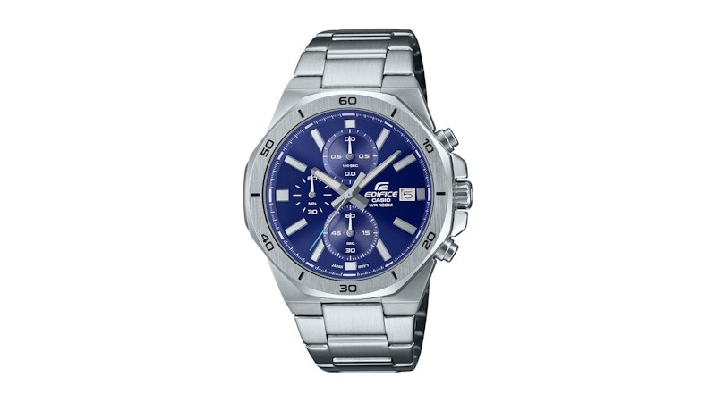 Casio Edifice EFV-640D-2AV 44mm in Stainless Steel - US