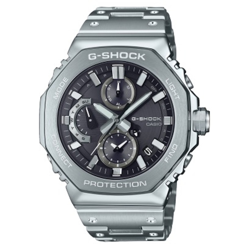 Casio Full Metal G-Shock GMC-B2100D-1A 51mm in Stainless Steel - US