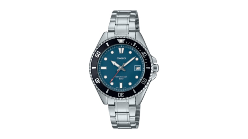 Casio Standard MDV-10D-2A1V 42mm in Stainless Steel/Aluminum - US