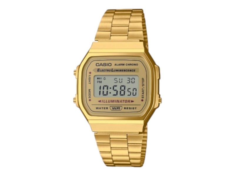 Casio Vintage A168WG-9 36mm in Stainless Steel - US