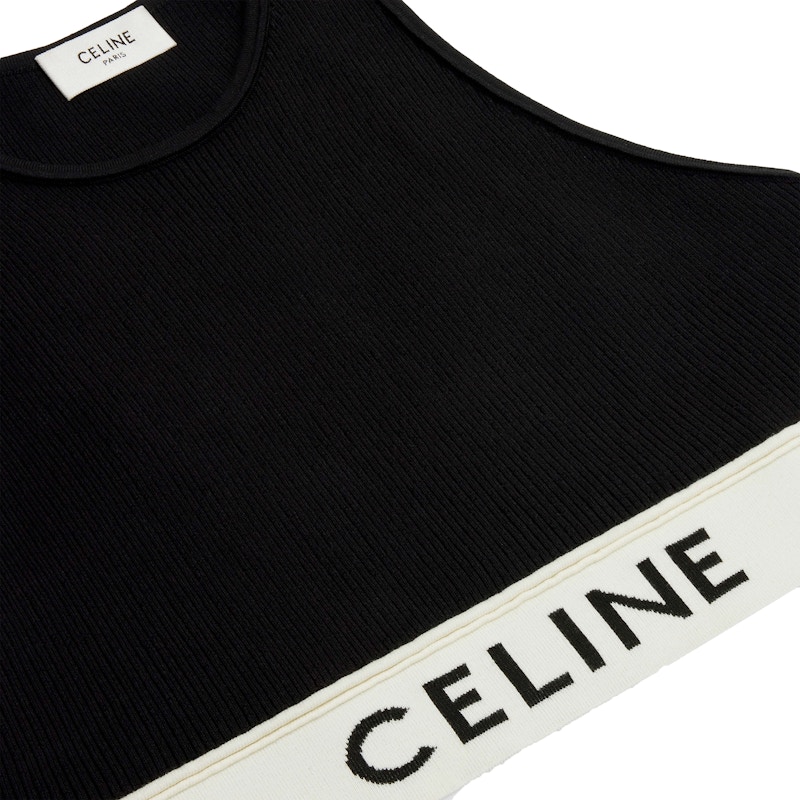 Celine Athletic Knit Sports Black/Cream - US