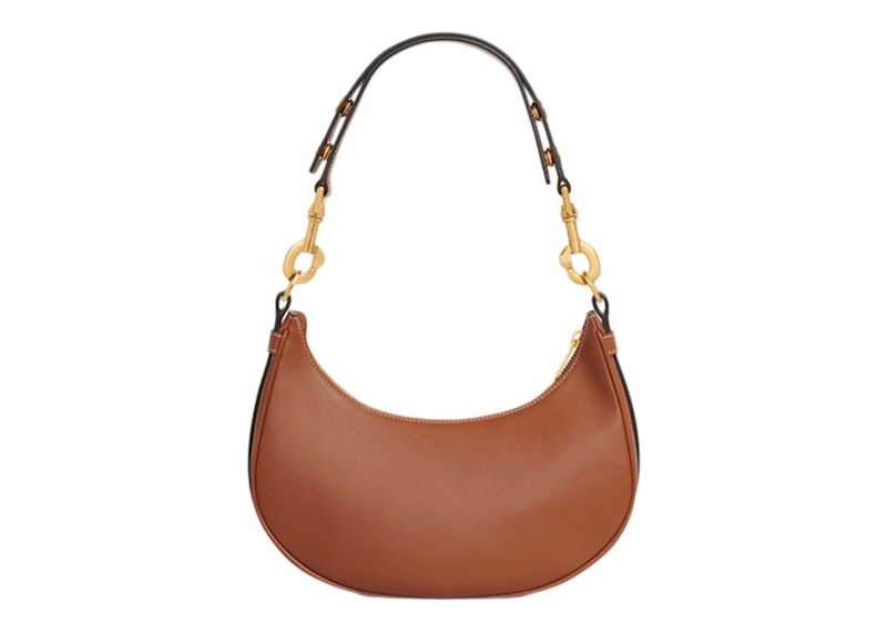 Celine Ava Strap Bag Medium Tan in Smooth Calfskin Leather with Gold ...