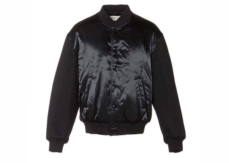 Celine Boy Doll Teddy Jacket In Satin-Finish Nylon Black Men's - US