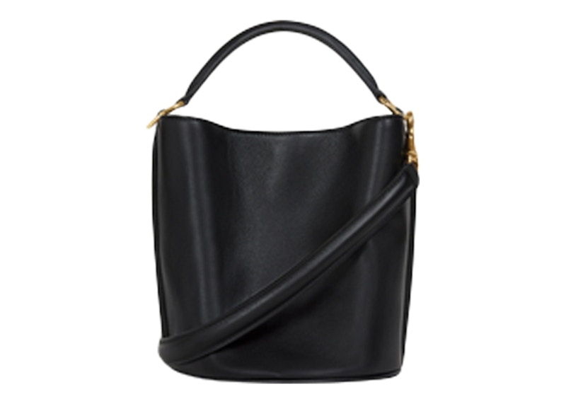 Celine Bucket 16 Teen Black in Smooth Calfskin Leather with Gold-tone - US