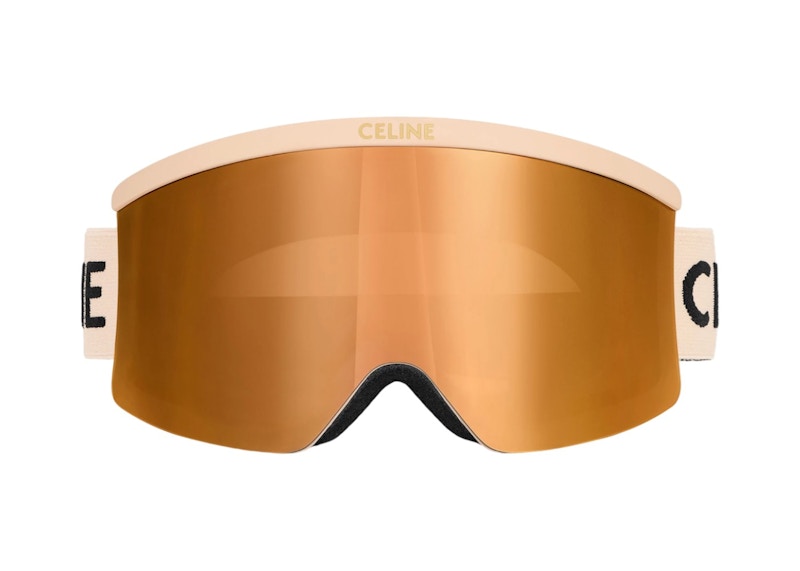Celine Injected Nylon with Mirror Lenses Ski Mask Nude - KR