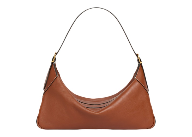 Celine Romy Shoulder Bag Medium Tan in Supple Calfskin Leather with ...