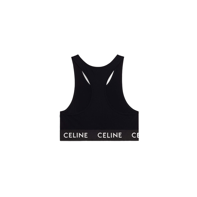Celine Technical Jersey Bra Black - US