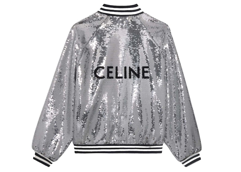 Celine Teddy Jacket In Cotton Fleece Light Grey Men's - FW22 - US