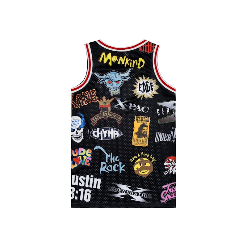 Chalk Line Attitude Era Retro Basketball Jersey Black Men's - US