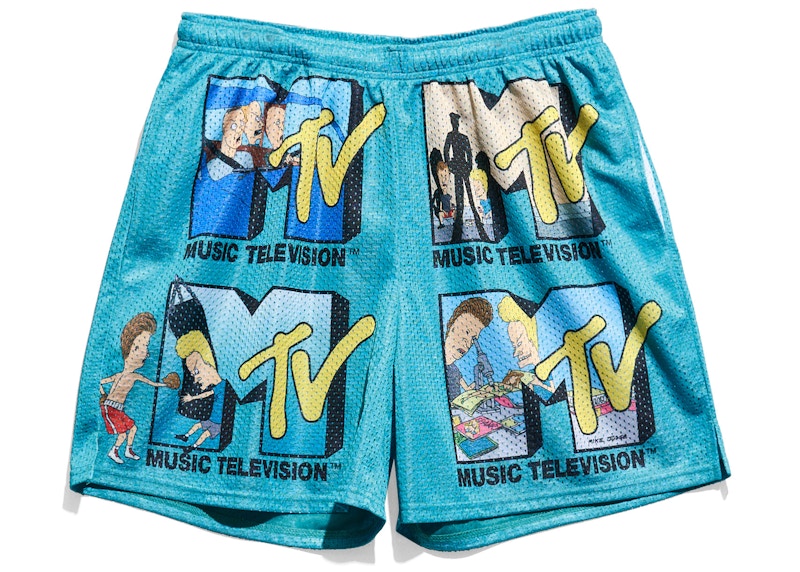 Chalk Line Beavis and Butt-Head Blue MTV Retro Shorts Teal/Multi Herren ...