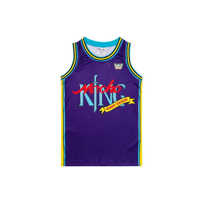 Chalk Line Macho King Retro Basketball Jersey Purple Men's - US