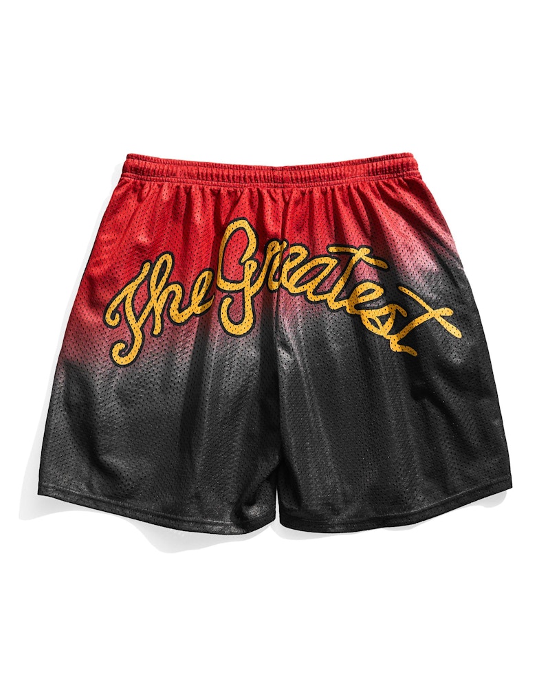 Chalk Line Muhammad Ali "The Greatest" Retro Shorts Red/Black Men's ...