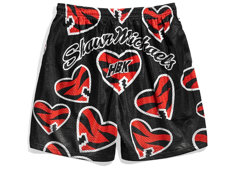 Chalk Line Shawn Michaels HBK Backlash 2004 Entrance Shorts Black/Red ...