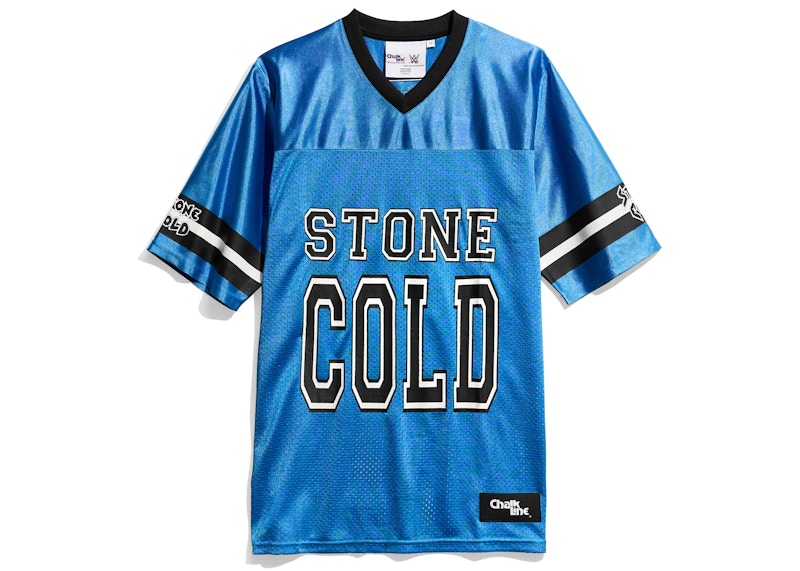Chalk Line Stone Cold Rattlesnake Football Jersey Blue/Blue Men's - US
