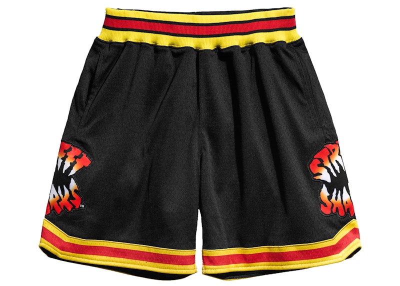 Chalk Line Street Sharks Venice Shorts Black/Yellow Men's - SS22 - US