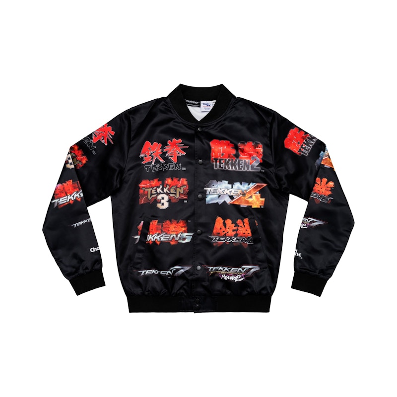Chalk Line Tekken Satin AOP Retro Jacket Black Men's - US
