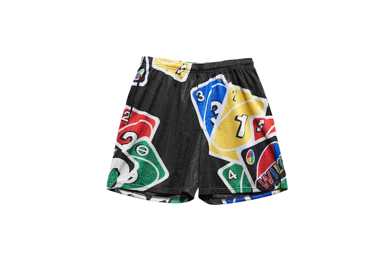 Chalk Line UNO Cards AOP Retro Shorts Black Men's - US