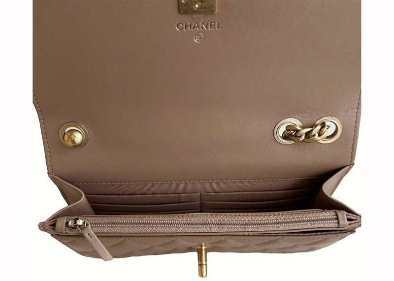 Chanel Adjustable Strap WOC Beige (AP3043) in Lambskin with Gold-tone - US
