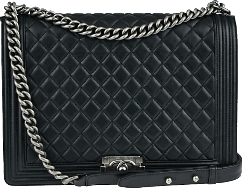Chanel Boy Quilted Large Flap Bag
