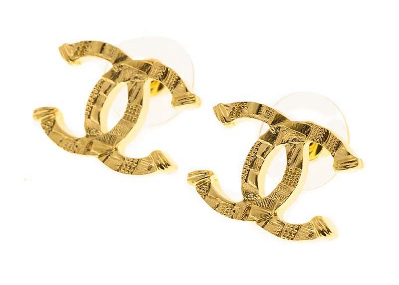 Chanel CC Logo Earrings Gold (ABB375) in Metal with Gold-tone - US