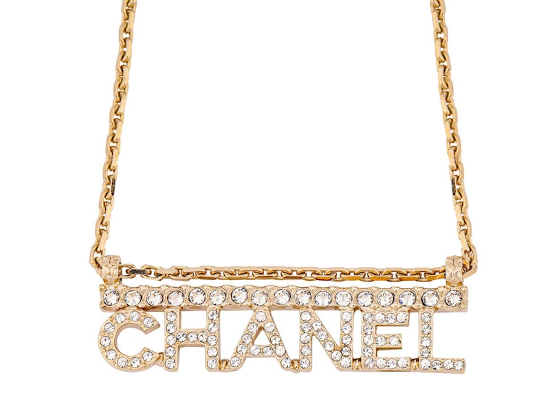 Chanel Chanel Crystal Necklace Gold (AB8053) in Metal with Gold-tone - US
