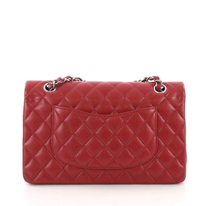 Chanel Classic Double Flap Quilted Medium Red - US