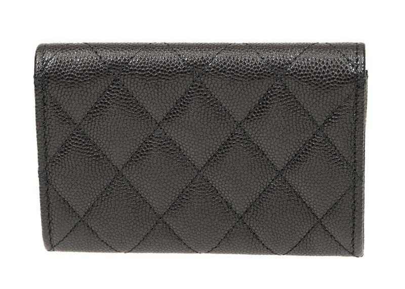 Chanel Crystal Enamel CC Logo Flap Card Holder Black (AP3342) in ...