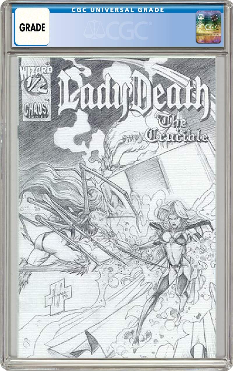 Chaos Lady Death The Crucible (1996) Wizard #1/2 #1/2CLOTH Comic Book ...