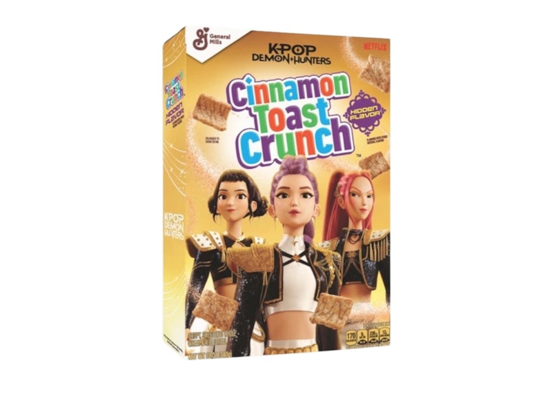 Cinnamon Toast Crunch x KPOP Demon Hunters Hunter/X Cereal Box (Not Fit ...