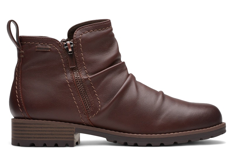 Clarks Aspra Walk Waterproof British Tan Leather (Women's) - 26175204 - US