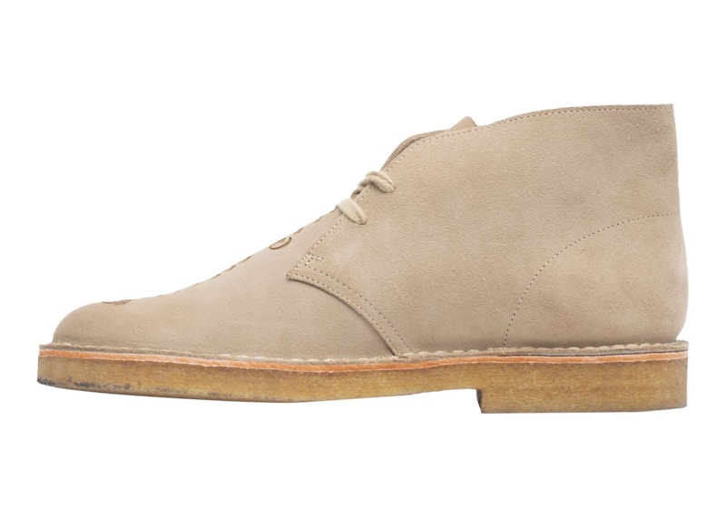 Clarks Originals Desert Boot Palm Angels Logo Sand Men's ...
