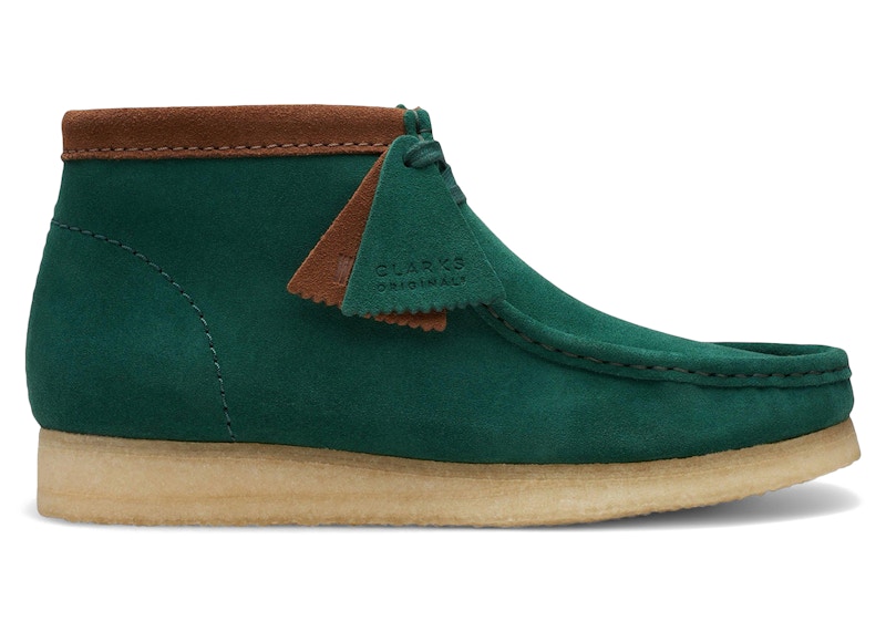 Clarks Originals Wallabee Boot Dark Green Men's - 26172249 - US