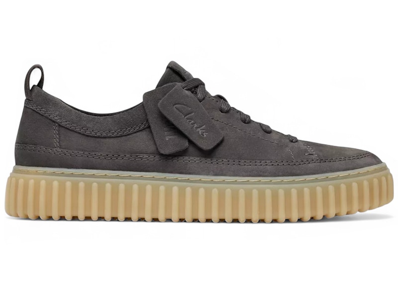 Clarks Torhill Lace Dark Grey Nubuck Men's - 26184417 - US