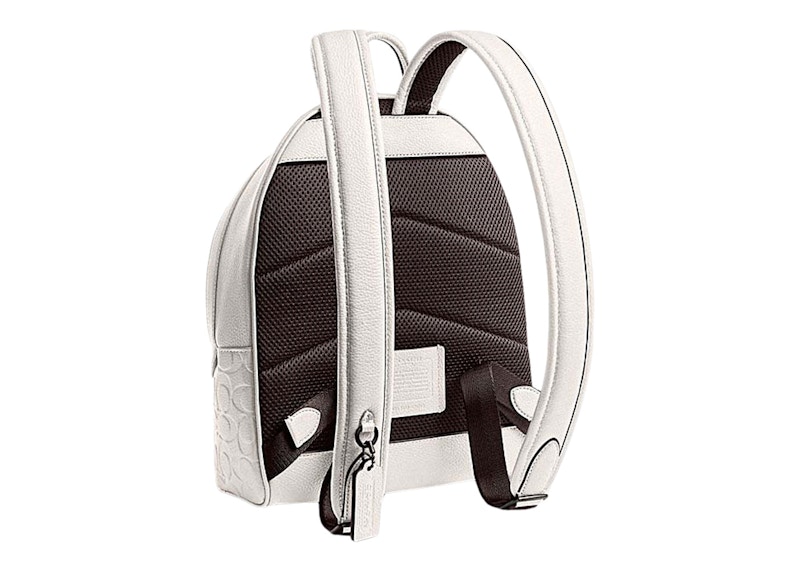 Coach Backpack Charter 24 in Signature Leather Chalk in Leather with ...